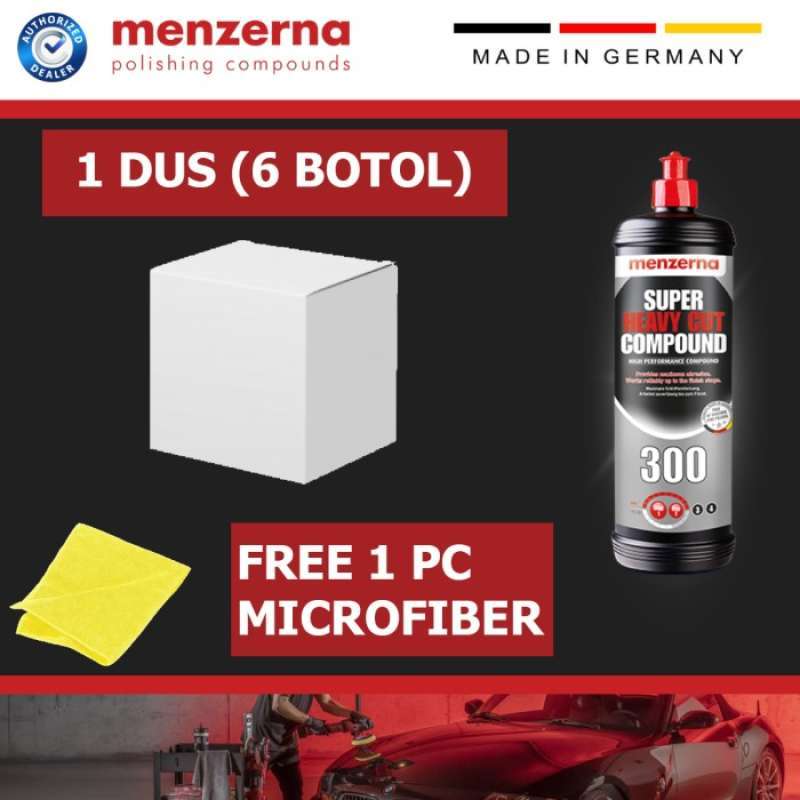 Promo Menzerna Heavy Cut Compound 300 1 Dus (6 Pcs) 1 Liter Diskon 23% ...