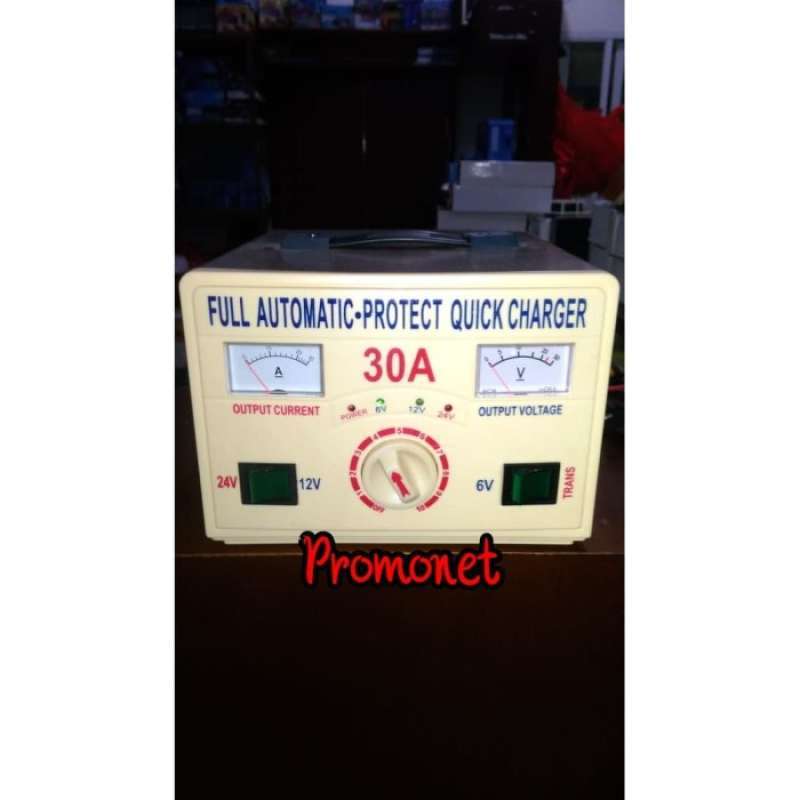 Promo Rayden Charger Accu/aki 6v 12v 24v 30a Otomatis Trafo Diskon 23% ...