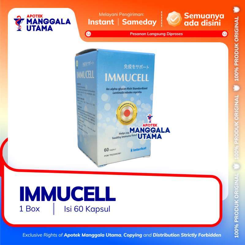 Jual Immucell Per Botol Isi 60 Kapsul Di Seller Apotek Manggala Utama ...