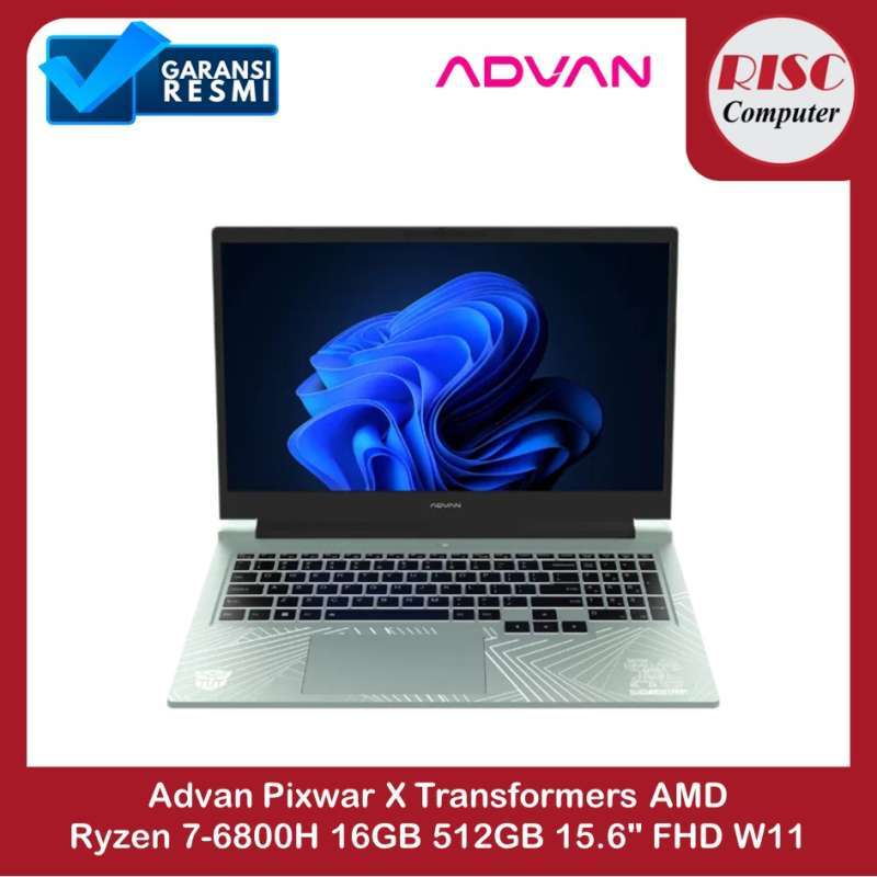 Promo Advan Pixwar X Transformers Amd Ryzen 7-6800h 16gb 512gb 15.6 Fhd ...