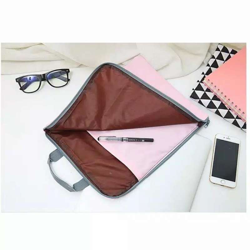 Jual Tas Dokumen Organizer Map A4 Sleting + Tali Kantong Dok Kertas Bag ...