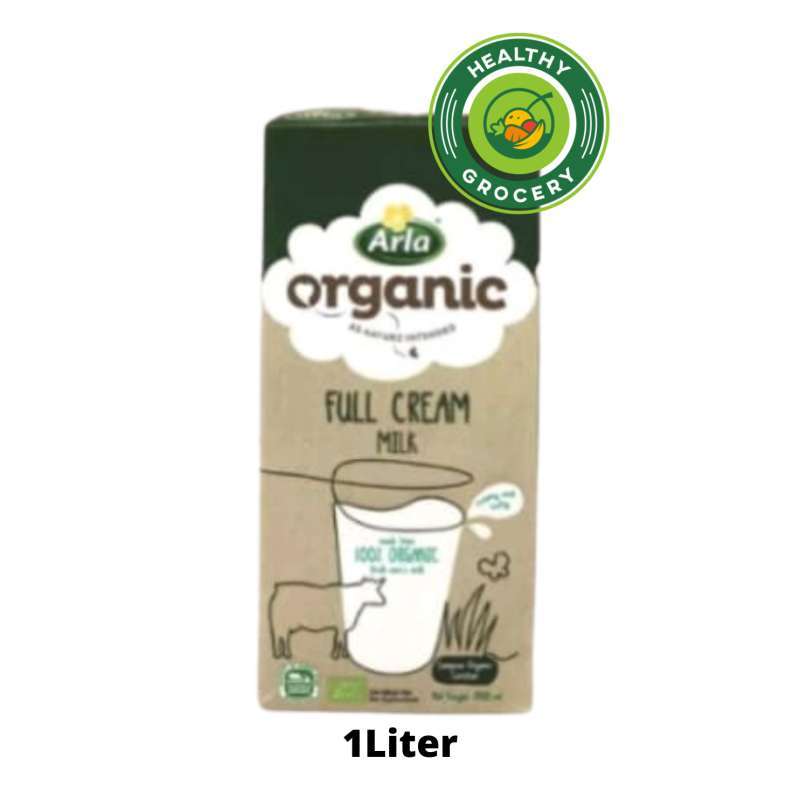 Jual Arla Susu UHT Organic Full Cream 1Liter di Seller healthygrocery - Healthy Grocery | Blibli