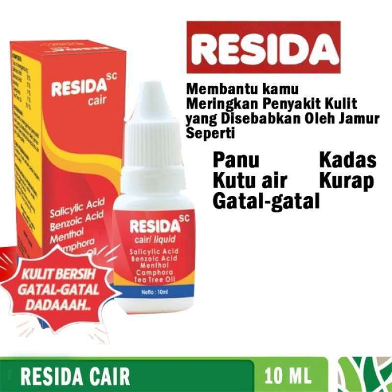 Promo Resida 6ml Atasi Kadas Kurap Panu Kutu Air Gatal Gatal Diskon 69% ...