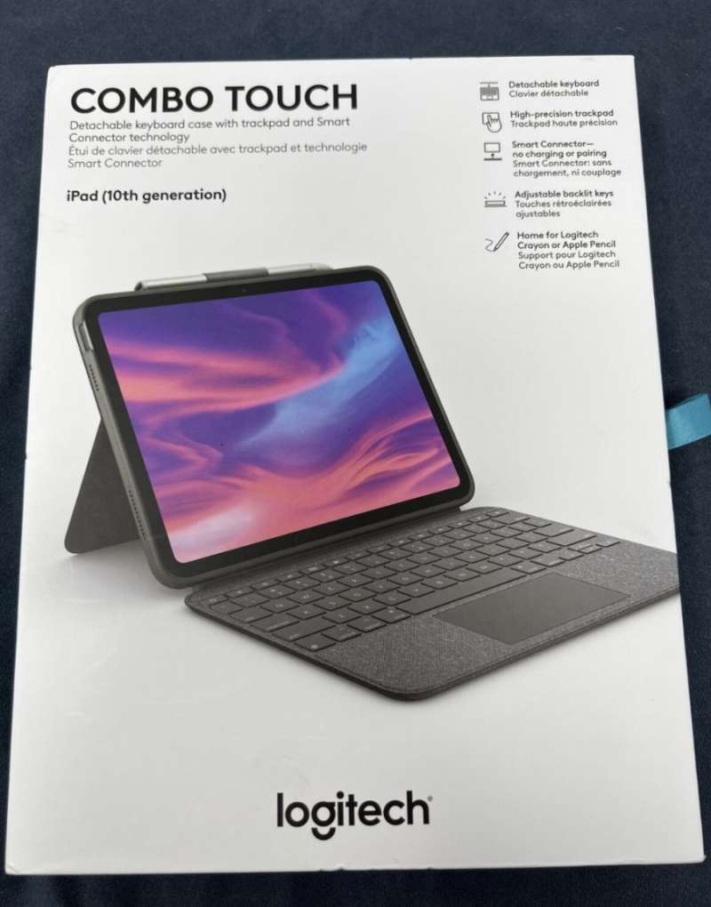 Jual iPad 10.9 inch 10 10th gen 2022 Logitech Combo Touch Keyboard Case ...