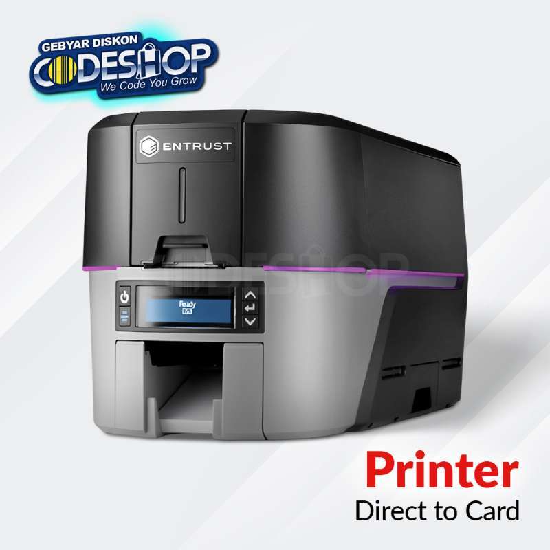 Jual Entrust Sigma DS3D Dual Side Printer ID Card Cetak Kartu PVC ...