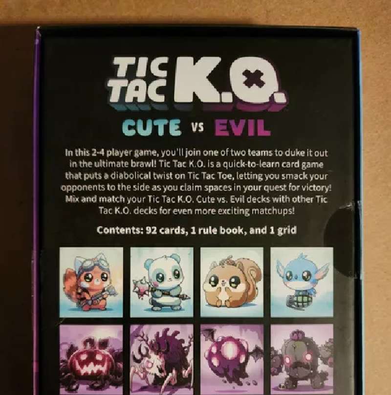 Jual Tic Tac K.o Cute Vs Evil Board Game Di Seller Monopolis Board Game ...