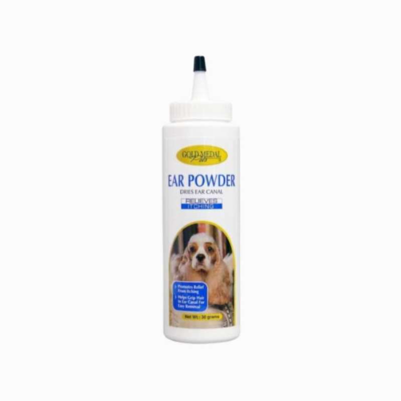Promo Gold Medal Pets Ear Powder Dries Ear Canal Relieves Itching 30g ...