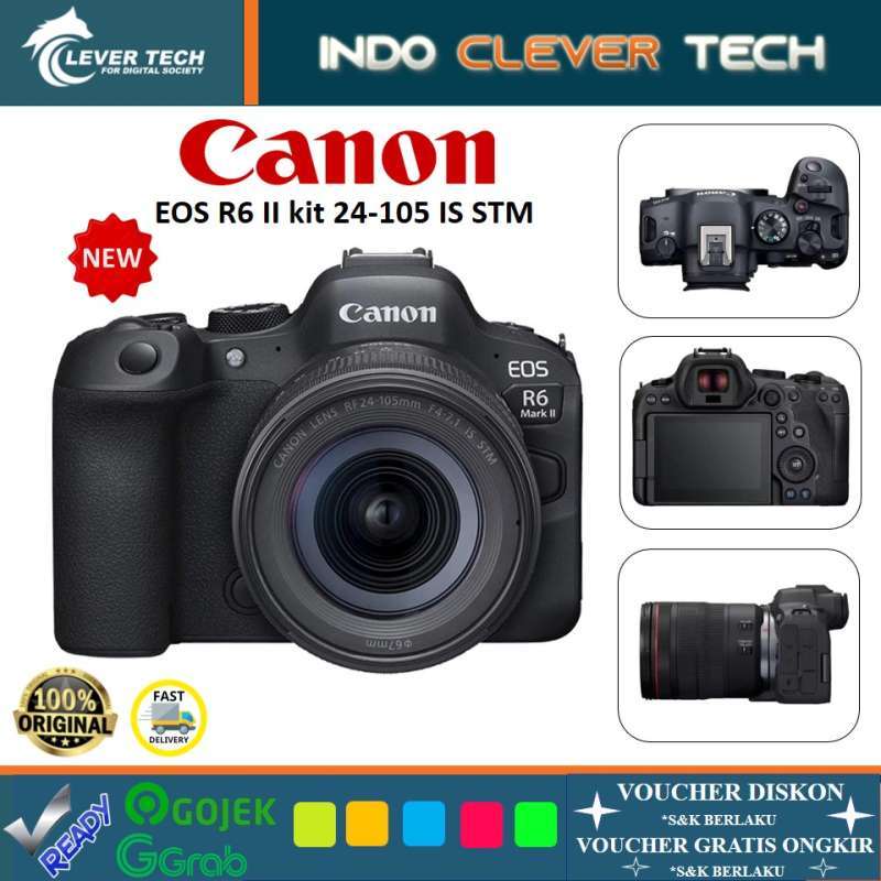 Jual Canon EOS R6 Mark II Kit 24-105mm F4L IS STM GARANSI RESMI di ...