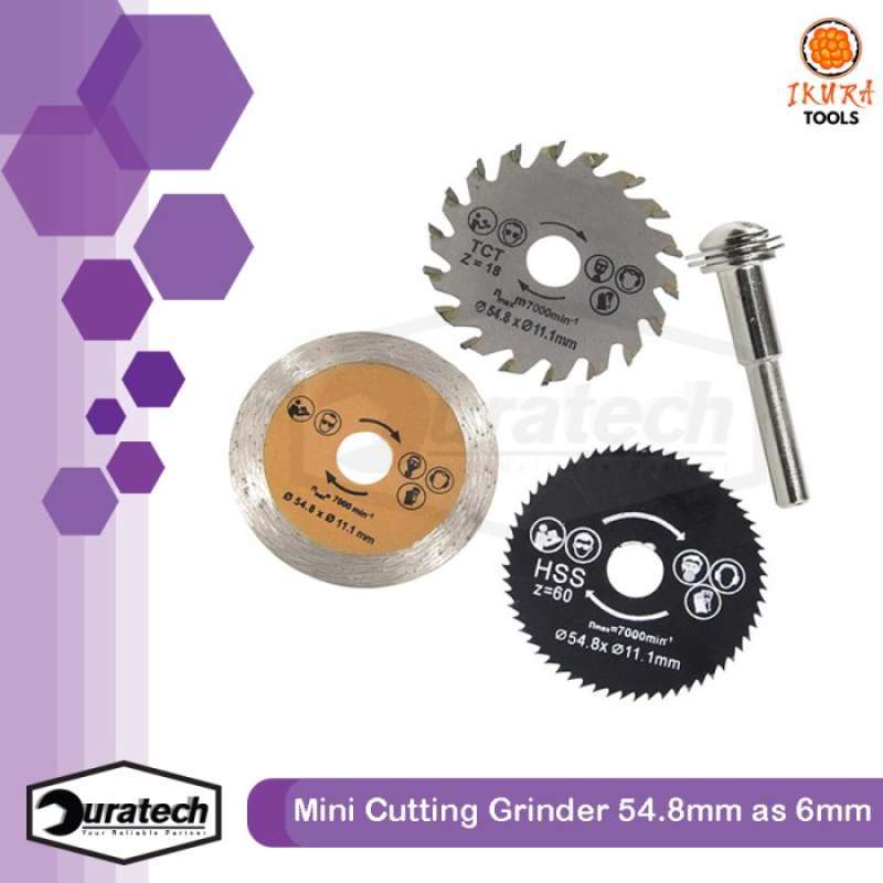 Jual Mata Gergaji Mini Grinder 6mm Multifungsi 3in1 Kayu Alu Keramik ...