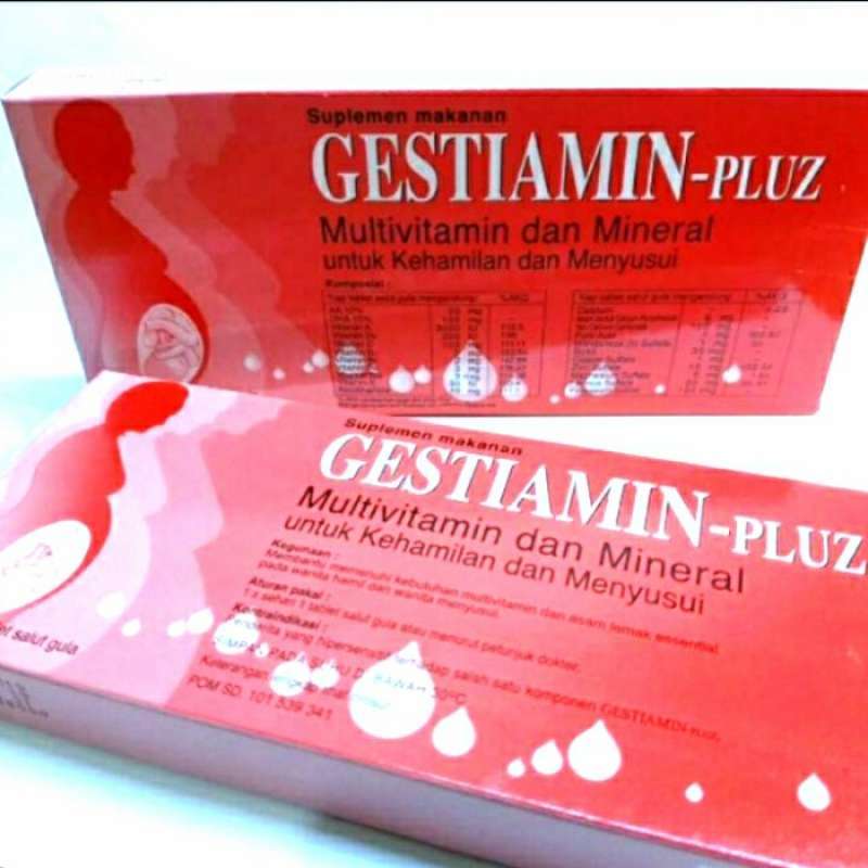 Promo gestiamin pluz (AA DHA dan Asam folat) vitamin ibu hamil dan ...