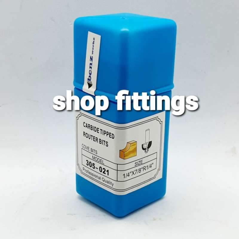 Jual Mata Router Profil Cove Bit R 6 Mm Trim Coak Lekuk Lengkung 305021 ...