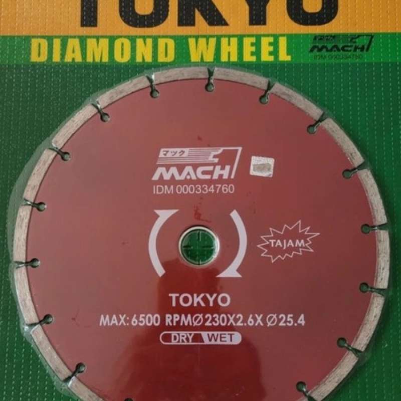 Promo Diamond Wheel Tokyo Tajam / Mata Gerinda Beton Tokyo 7Inch Tajam ...