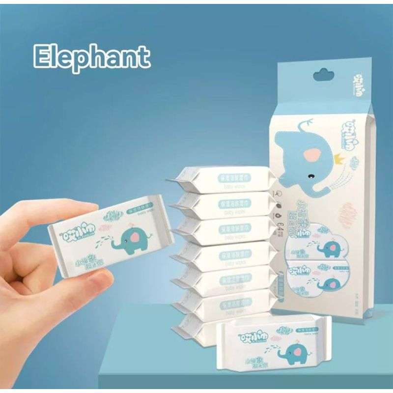 Jual Mmp - Tissue Basah Mini Lucu Viral Eceran Per Bungkus Isi 8 Lembar ...