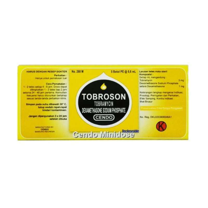 Jual Cendo Tobroson Minidose 0.6 Ml Di Seller Apotek Mandjur Official ...