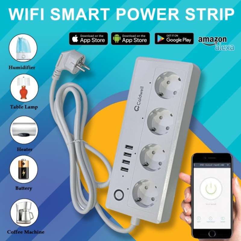 Promo Smart Extension Power Strip (Smart Stop Kontak, WIFI) Diskon 23% di Seller Hubner Store ...