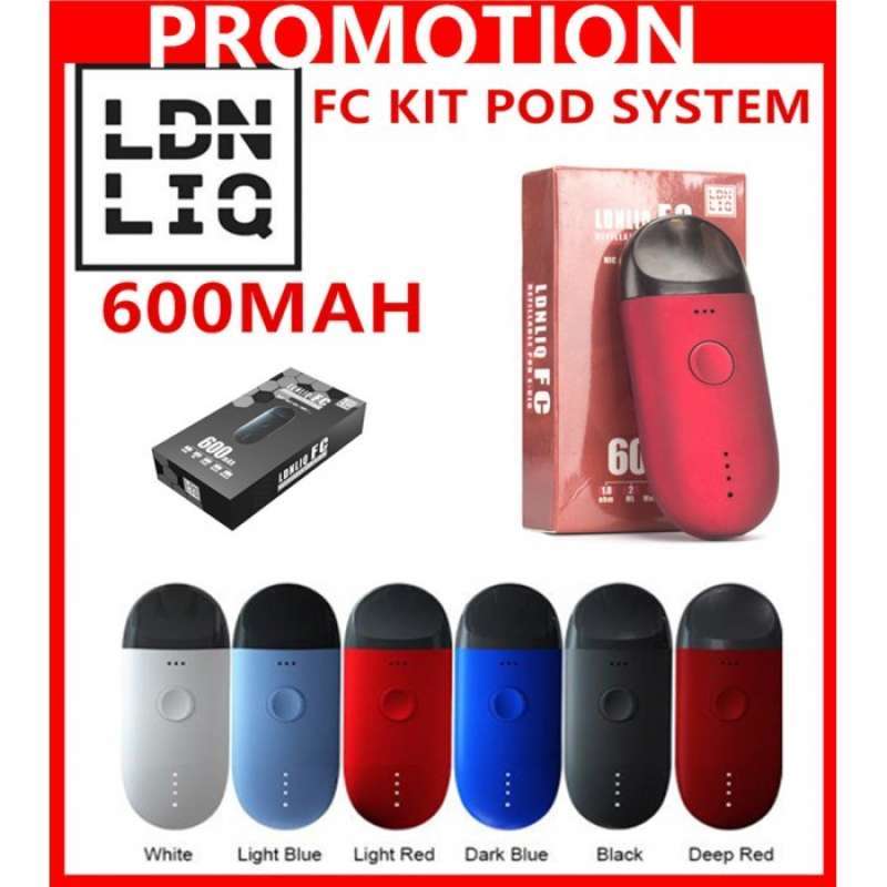 Promo Sm Vape Ldnliq Fc Pod 600mah - Ldnliq Pod Kit Rokok Elektrik ...