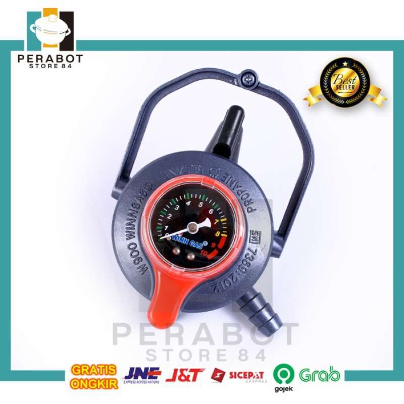 Promo Regulator gas LPG Winn gas tipe w 900 meter. TRIPLE LOCK ...
