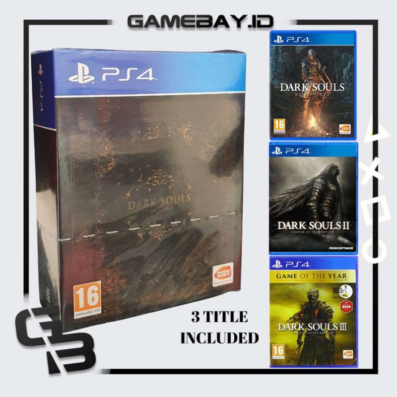 Jual Ps4 Dark Souls Trilogy Remastered 1 2 3 ( Include 3 Game Disc ) di ...
