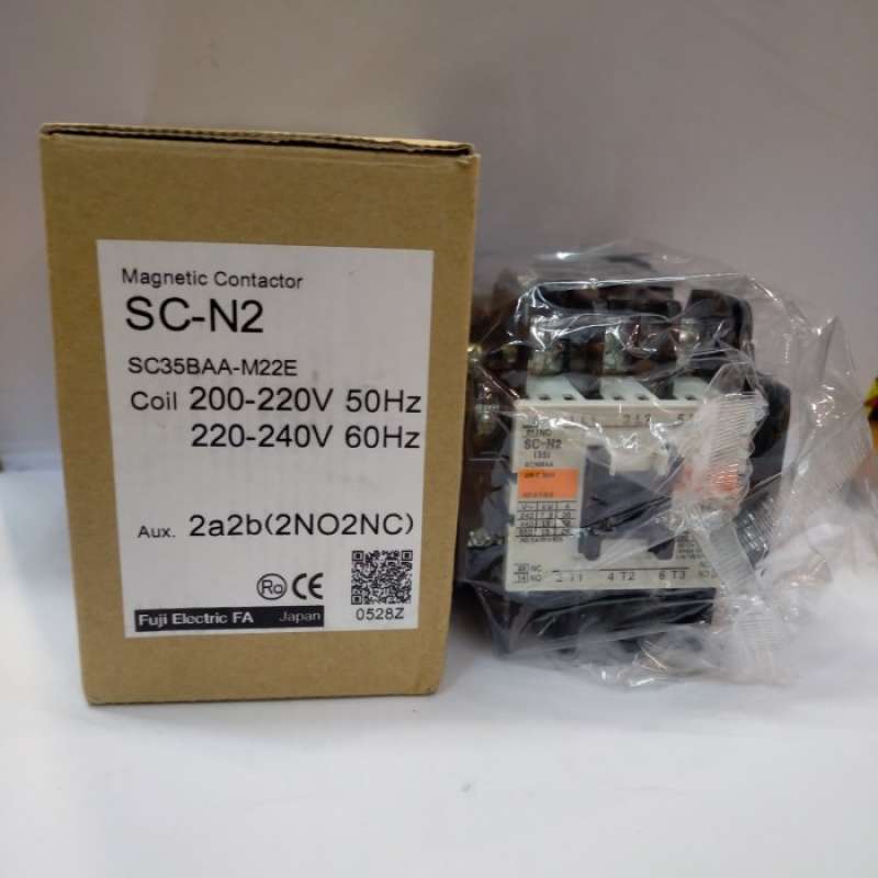 Promo Magnetic Contactor Sc-n2 2no 2nc Fuji Electric Diskon 23% Di ...