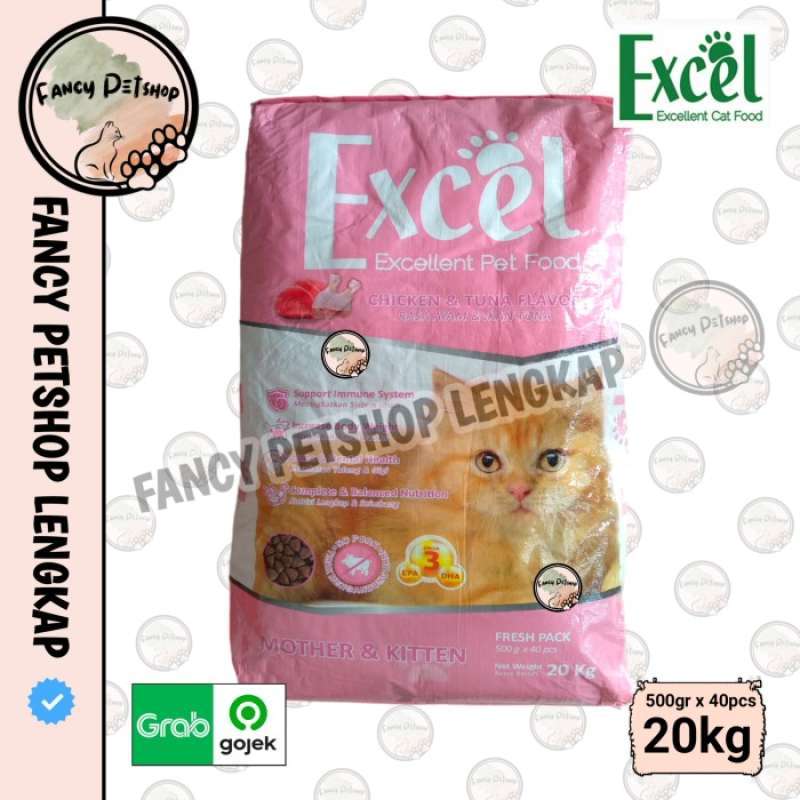 Promo Excel Mother & Kitten Makanan Anak Kucing 20Kg Diskon 17% di ...