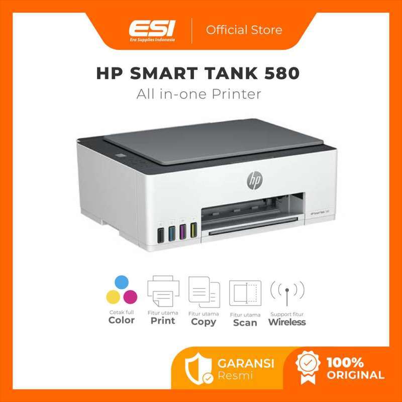 Jual Hp Smart Tank 580 All-in-one Printer Di Seller Era Supplies Indonesia - Hp Authorized ...