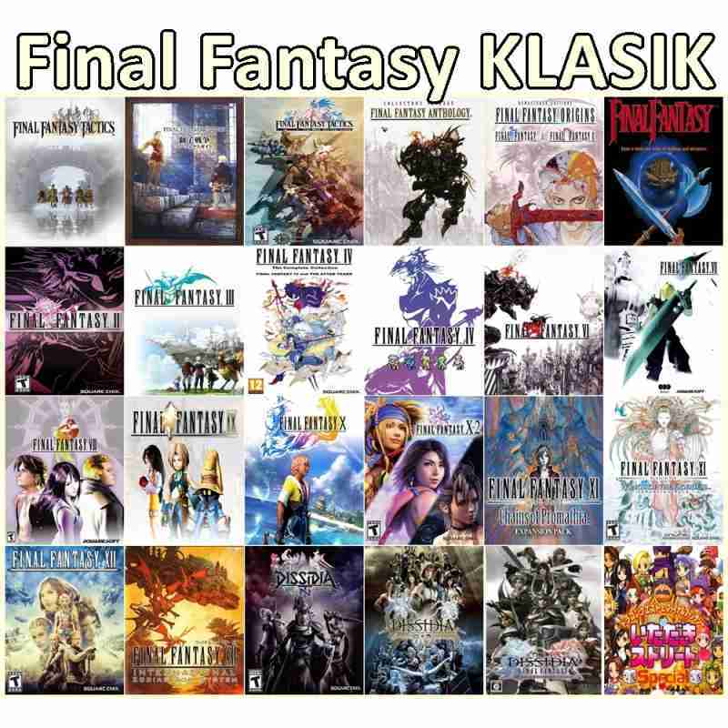 Promo Final Fantasy Klasik Game Untuk Komputer Pc Laptop Koleksi ...
