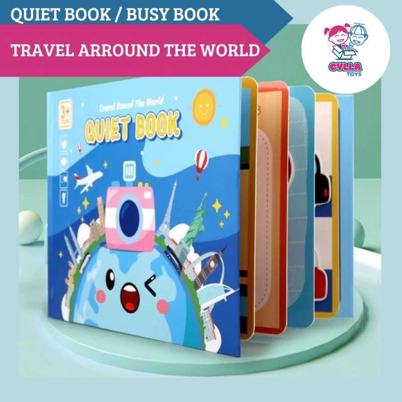 Jual QUIET BOOK/BUSY BOOK/BUKU AKTIVITAS VELCRO ANAK/KIDS ACTIVITY BOOK ...