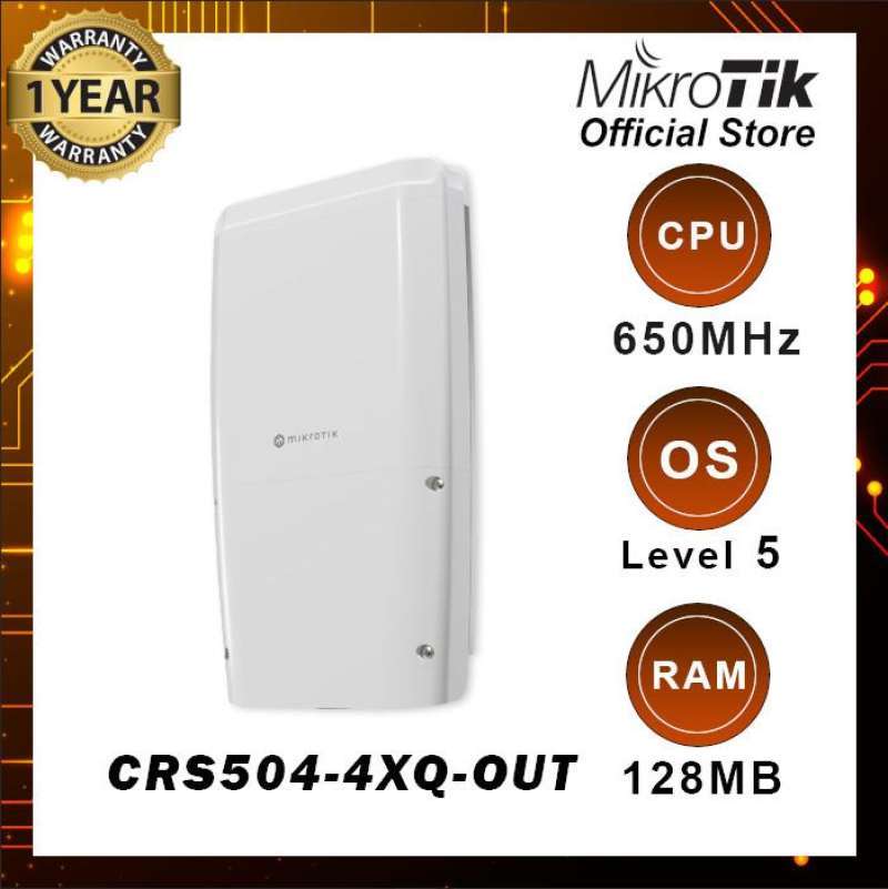 Jual Mikrotik Crs504-4xq-out 100g Cloud Router Switch Crs504 4xq Out Di ...
