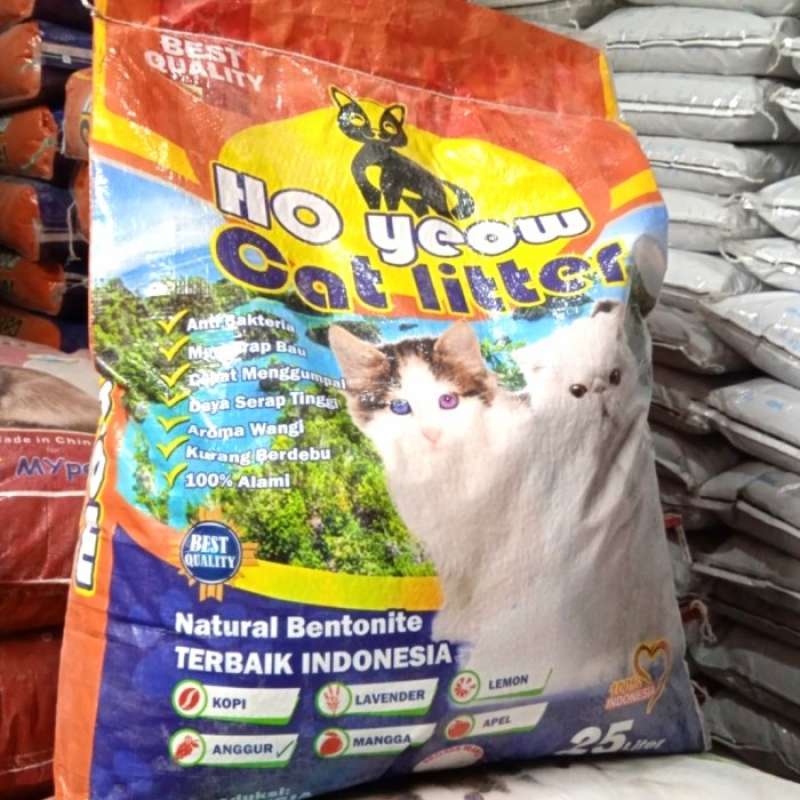 Promo GOJEK(2Sax) PASIR KUCING HO YEOW 25liter PASIR GUMPEL MIRIP ...