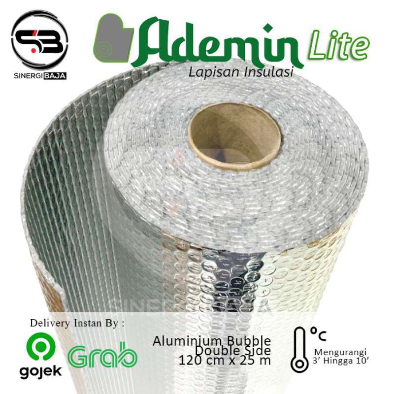 Jual Ademin Lite Aluminium Foil Bubble| Insulasi Atap| Peredam Panas ...