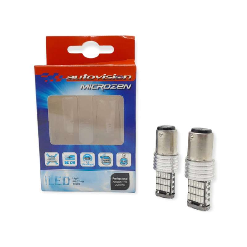 Jual LED STOP S25 AUTOVISION 12V RED SET di Seller Nusa Indah Semarang - Krobokan-2, Kota ...