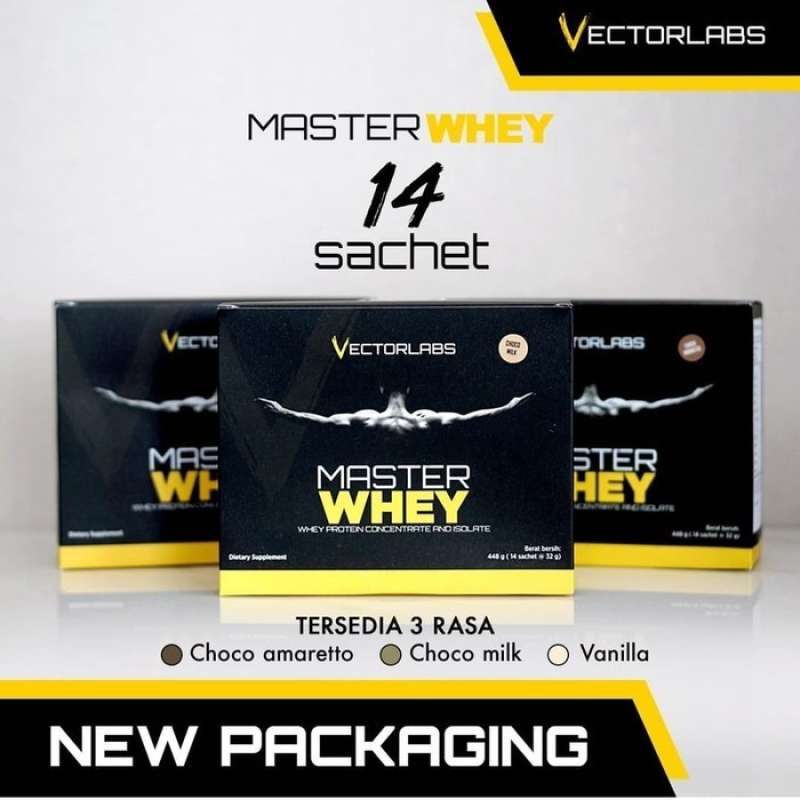 Promo Vectorlabs Master Whey 14 Sachet Susu Protein Fitness Suplement ... Promo Vectorlabs Master Whey 14 Sachet Susu Protein Fitness Suplement ...