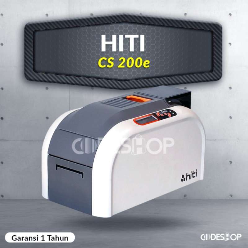 Promo Hiti Cs 200E Id Card Printer Cetak Kartu Single Side Diskon 1% di Seller AM STORE - Kapuk ...