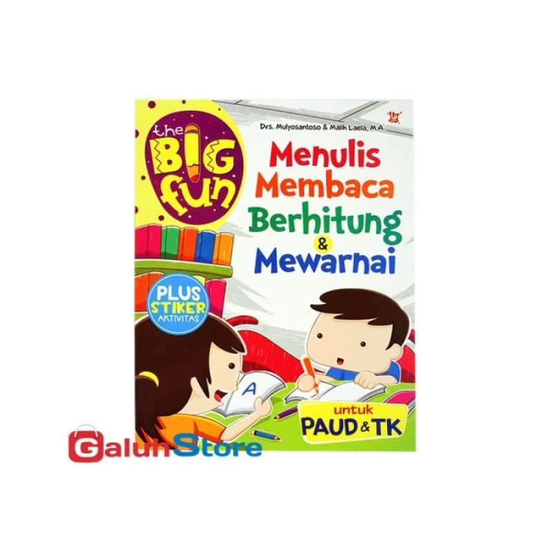 Promo Buku Bacaan The Big Fun Menulis Membaca Berhitung & Mewarnai ...