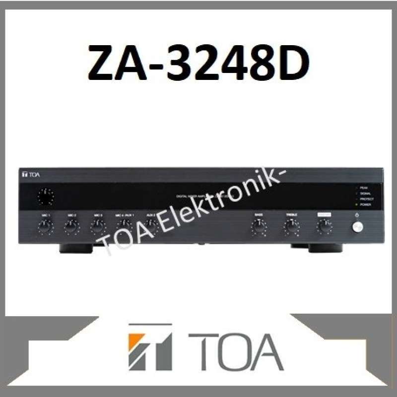 Promo MIXER AMPLIFIER DIGITAL TOA ZA-3248D (480 WATT) Diskon 23% di ...