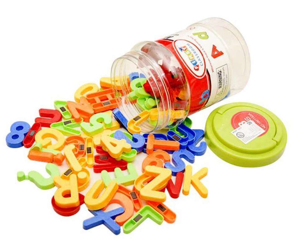 Promo magnetic letters toples huruf angka number abjad magnet berhitung ...