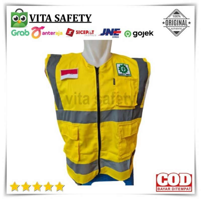Promo Rompi Drill Kuning + Logo / Rompi Safety Drill Diskon 33% di ... Promo Rompi Drill Kuning + Logo / Rompi Safety Drill Diskon 33% di ...