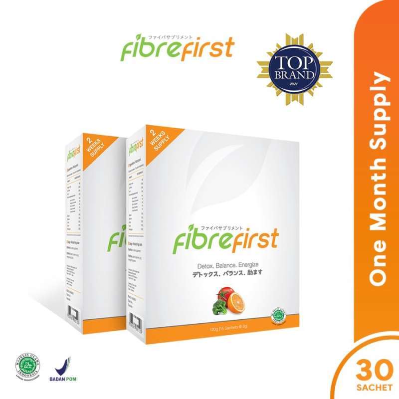 Jual FibreFirst | Diet & Detox | One Month Bundle | 30 Sachets di ...