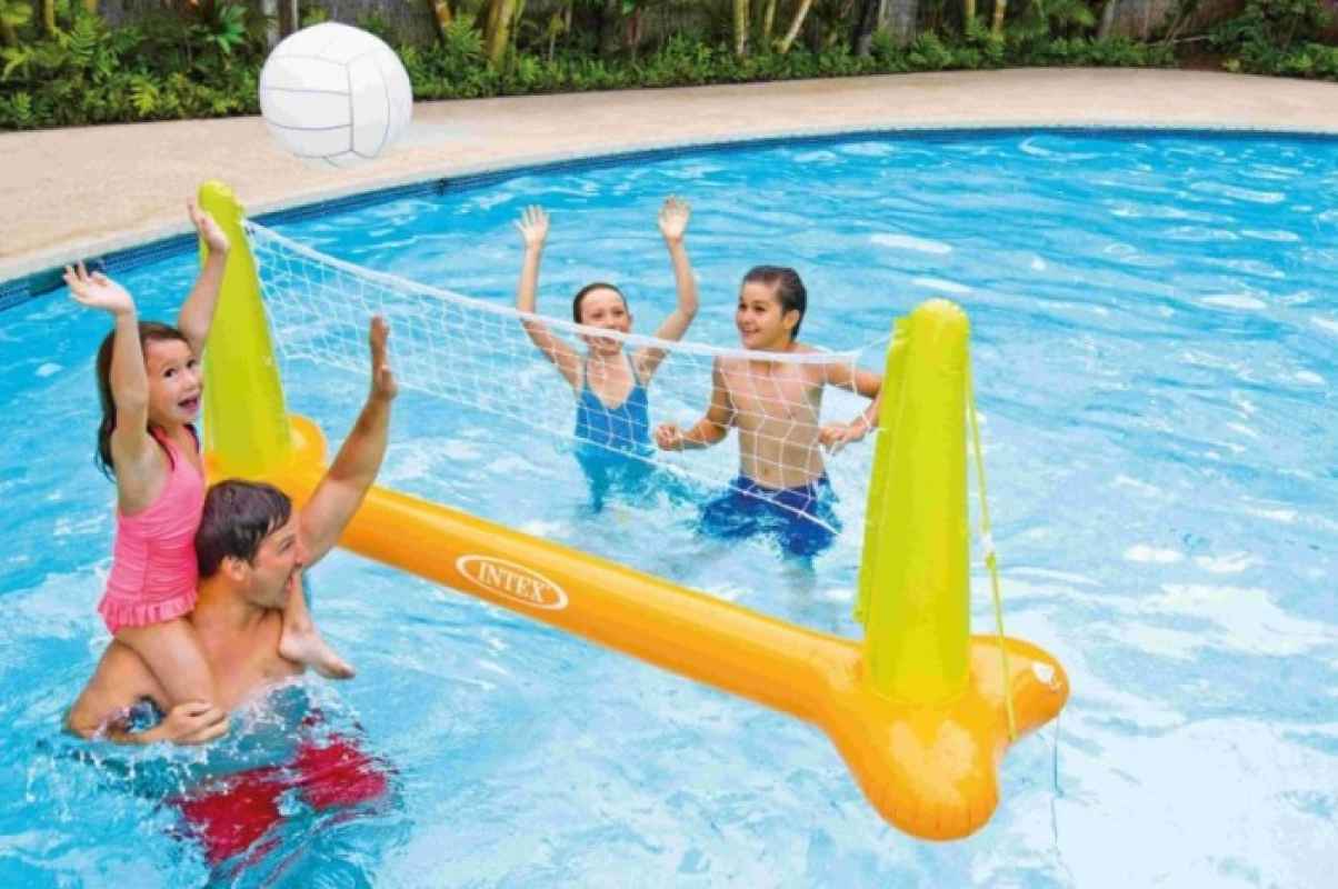 Jual intex 56508 pool volleyball game swimming net sport water di ...