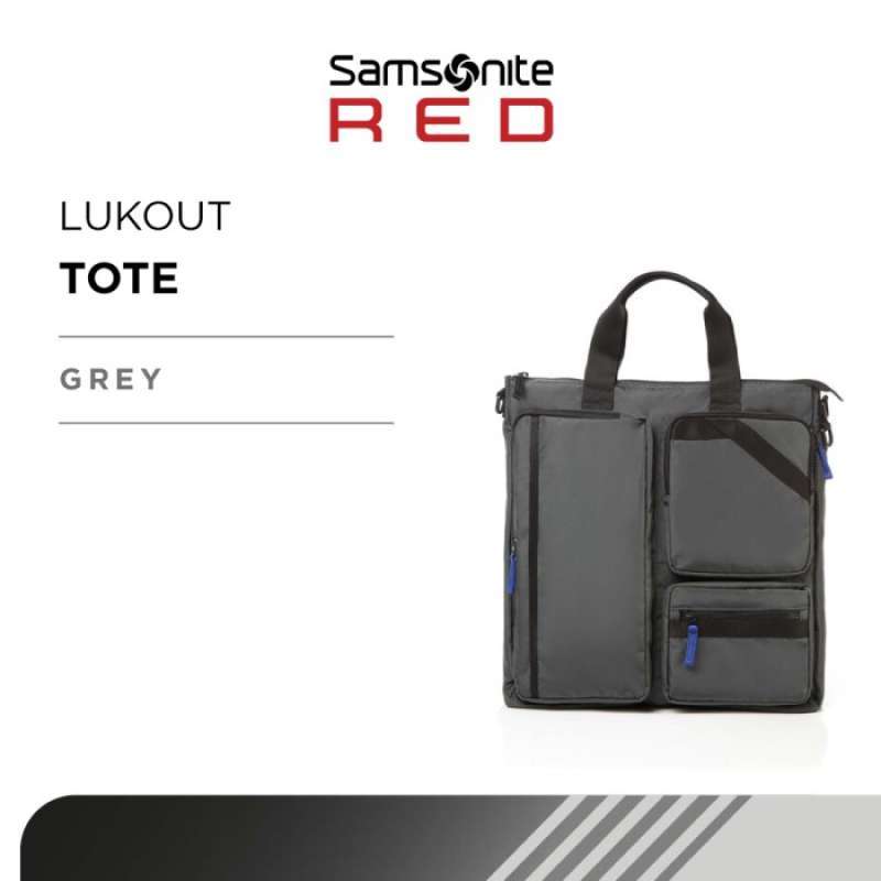 Jual Samsonite Red Label Lukout Tote Bag - Grey di Seller House of ...