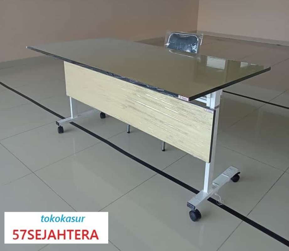 Promo Meja Seminar / Meja Kantor / Meja Lipat Top / Folding Table Top ...