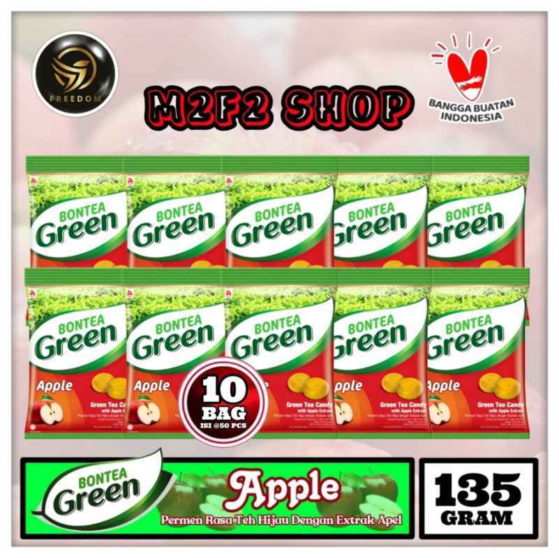 Jual Bontea Green Tea Candy | Permen Teh Hijau Semua Rasa - 135 Gr ...
