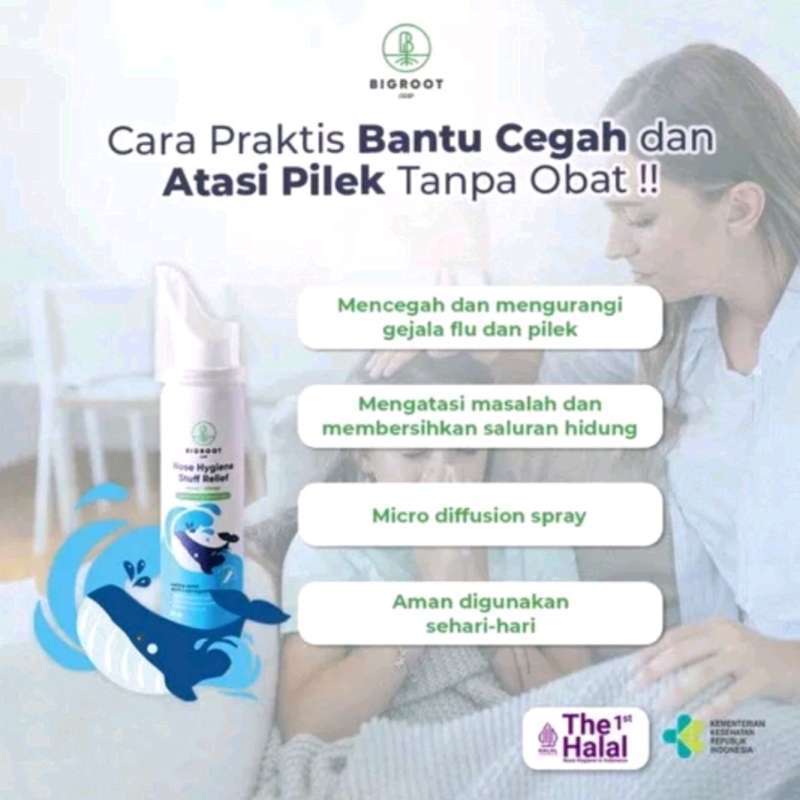 Promo Bigroot Nose Hygiene Stuff Relief 50ml Diskon 1% Di Seller ...