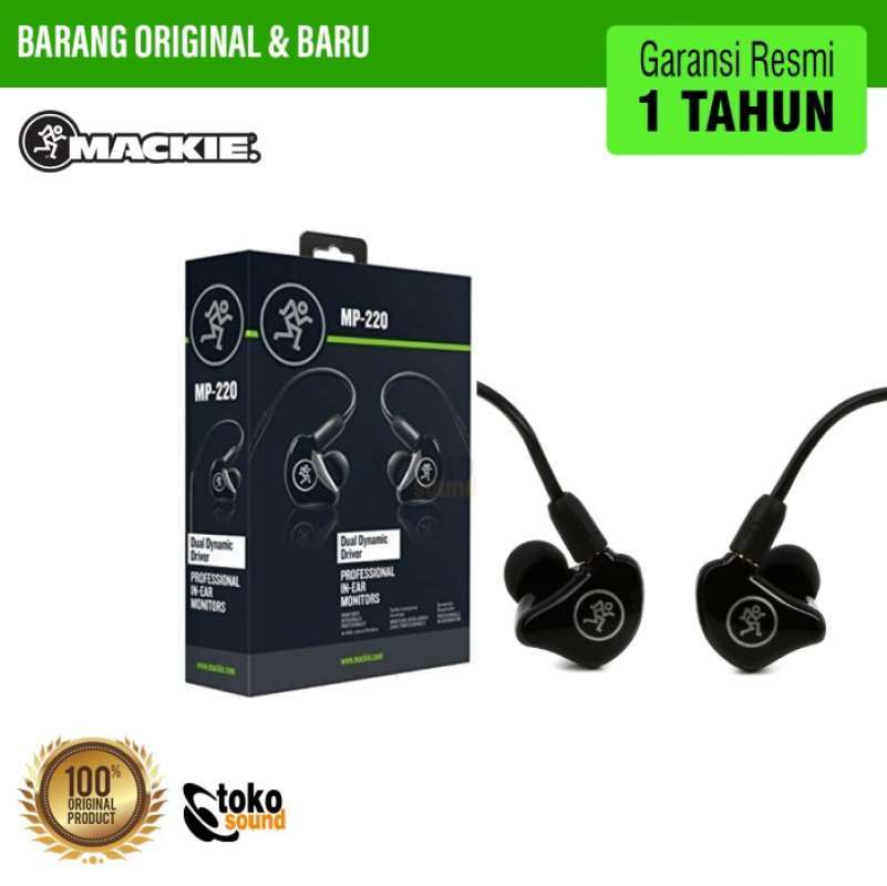 Promo MACKIE MP 220 - DUAL DYNAMIC DRIVER PROFESSIONAL IN EAR MONITORS Diskon 23% di Seller Star ...