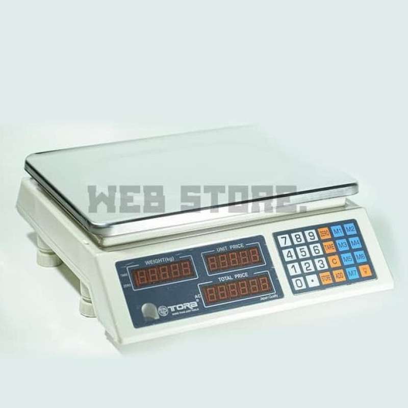 Promo Timbangan Digital Scale Duduk/Meja Tora 30Kg Buah/Sayur Dapur ...