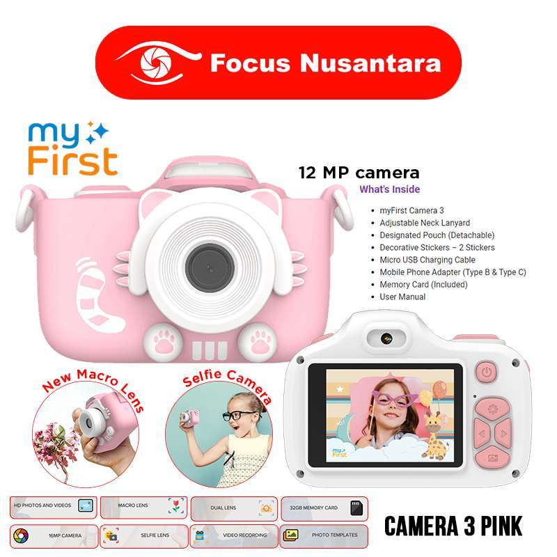 Jual Focus Nusantara - MyFirst Camera 3 / Kamera Pocket Anak di Seller ...