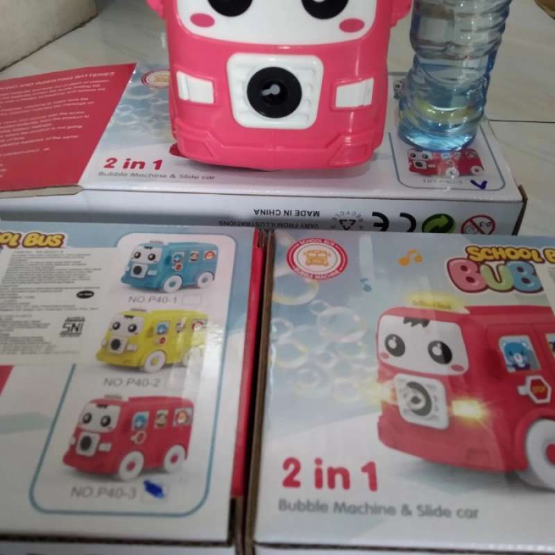 Promo Mainan Bubble Bus Sekolah Gelembung Busa Balon School Bus Bubble Diskon 23% di Seller ...