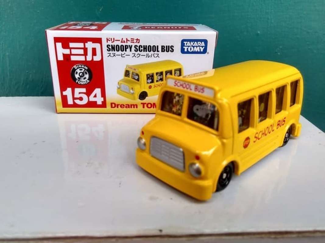 Tayo Bus Toys Mini Snoopy School Bus TOMICA 154 - Meccha Japan Mta Bus
