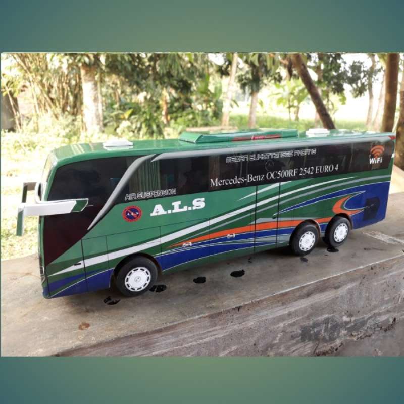 Promo Miniatur Bus Miniatur Bis Als Tronton full lampu led Diskon 23% ...