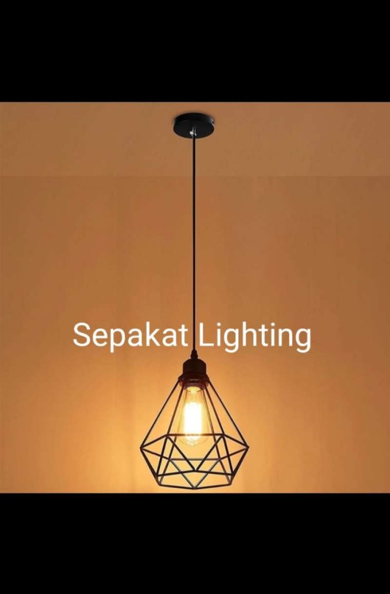 Promo Lampu gantung vintage 1p utk ruang makan cafe resto Lg 655/1P Diskon 23% di Seller Cuanz ...